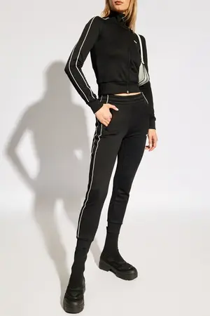 DIESEL® F-jamila-piping-d Zipped Sweatshirt
