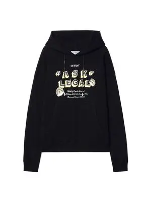 Off-White Ask Legal Skate Drawstring Hoodie