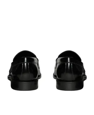 Dsquared2 Logo Printed Round Toe Loafers