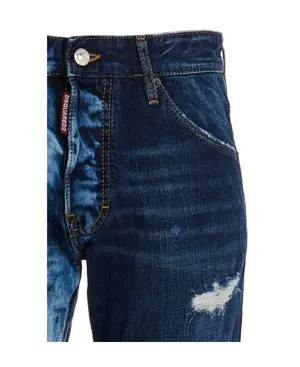 Dsquared2 Washed-denim Straight-leg Jeans