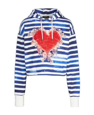 Balmain Valentine's Day Printed Short Sweatshirt