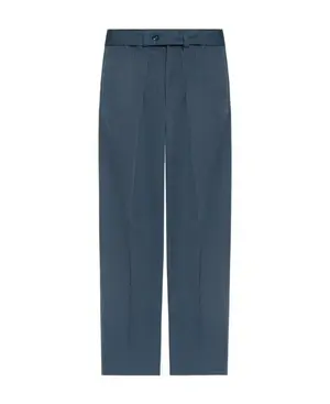 JIL SANDER Pleated Wide-leg Trousers - Blue