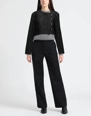 GANNI Solid Color Long-sleeve Coat