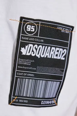 Dsquared2 Logo Patch Crewneck T-shirt