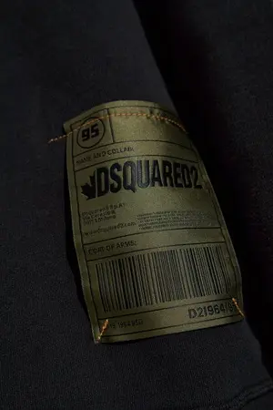 Dsquared2 Logo Patch Drawstring Hoodie