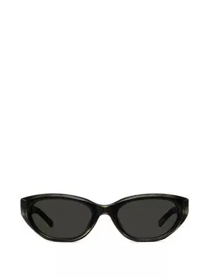 MAISON MARGIELA X Gentle Monster Mm305 Leather Lbk2 Sunglasses - Black