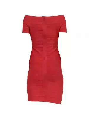 Herve Leger 2021 Off-shoulder Bodycon Mini Dress