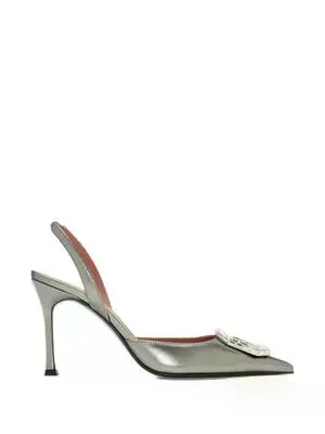 Amina Muaddi Camelia Slingback Pumps