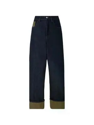 Antonio Marras Embroidered Turned-up Jeans
