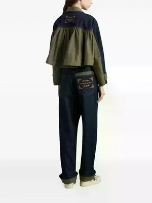 Antonio Marras Embroidered Turned-up Jeans