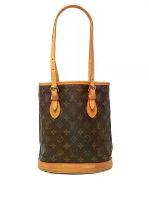 LOUIS VUITTON 2003 Monogram Petit Bucket Bag