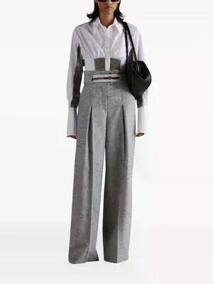 Antonio Marras Bustier-waist Wide-leg Trousers