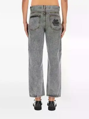 Etro Acid-wash Bootcut Jeans