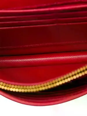 Prada 2010-2026 Saffiano Wallet On Strap Crossbody Bag