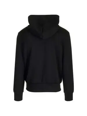 Play Comme Des Garcon Play Heart-patch Hoodie - Black