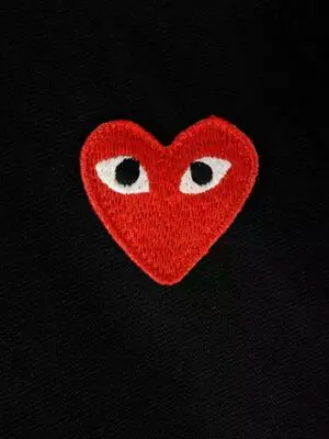 Play Comme Des Garcon Play Heart-patch Hoodie