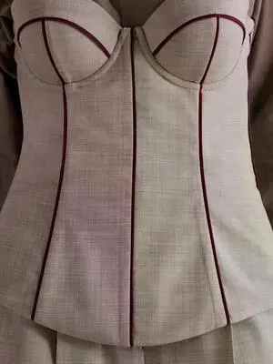 Antonio Marras Piping-detail Corset Top