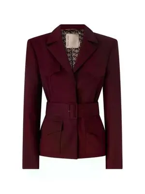 Antonio Marras Belted Single-breasted Blazer - Red