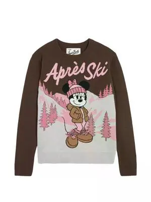 MC2 SAINT BARTH Disney Intarsia-knit Sweater - Brown