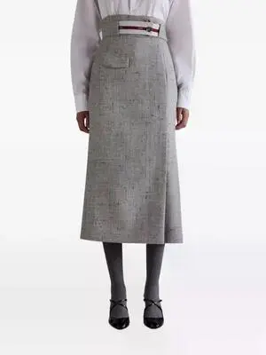 Antonio Marras Logo-tape Wrap-style Midi Skirt