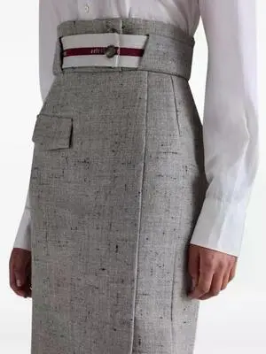Antonio Marras Logo-tape Wrap-style Midi Skirt