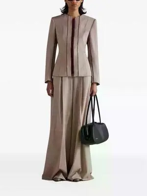 Antonio Marras Piped-structured Fitted Jacket - Neutrals