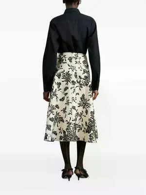 Antonio Marras Floral-print Circle Midi Skirt