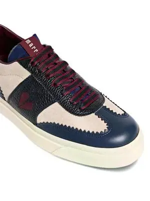Antonio Marras Cassetta Panelled Leather Sneakers