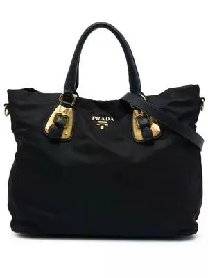 Prada 2000-2013 Tessuto Satchel - Black