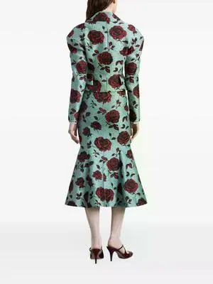 Antonio Marras Rose-jacquard Mermaid Midi Skirt