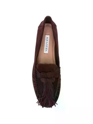 AQUAZZURA Freddie Tassel Loafers