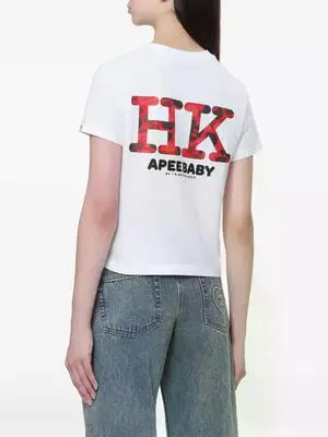 AAPE BY *A BATHING APE Logo-print Cropped T-shirt