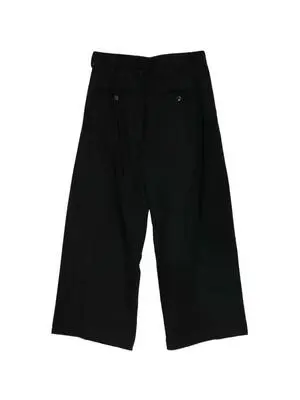 ZIGGY CHEN Pleated Wide-leg Trousers