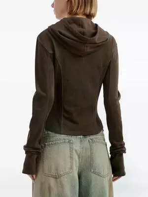 MUSIUM DIV. Panelled Zip-up Hoodie