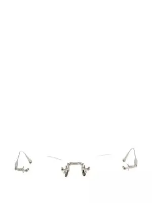 Matsuda M5015 Rimless Glasses - Silver