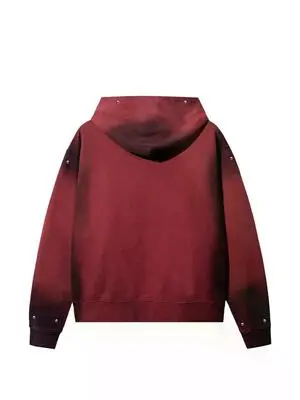 REVENGE Cross Chain Stud-embellished Hoodie