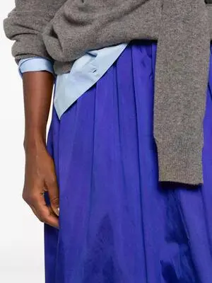 DEPARTMENT 5 Cate Pleated Bubble Midi Skirt