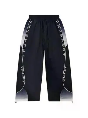 VALE FOREVER Werkz Swish Logo-print Track Pants - Black