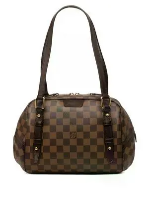 LOUIS VUITTON 2010 Damier Ebene Rivington Pm Shoulder Bag - Brown