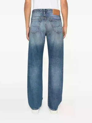 JACOB COHЁN Chris Faded-effect Straight-leg Jeans