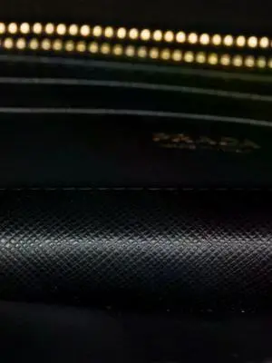 Prada 2010-2026 Saffiano Wallet On Chain Crossbody Bag