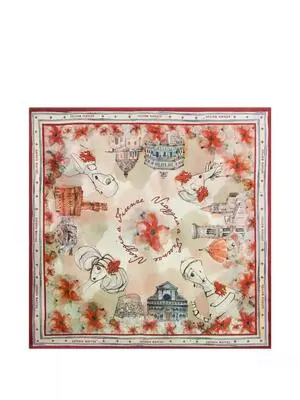 Antonio Marras Firenze Silk Scarf - Neutrals