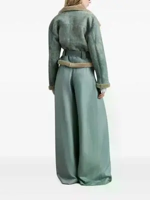 Antonio Marras Pleated High-waisted Palazzo Pants