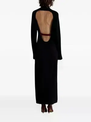 Antonio Marras Embroidered Open-back Maxi Dress