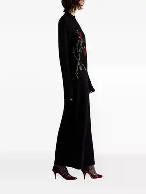 Antonio Marras Embroidered Open-back Maxi Dress