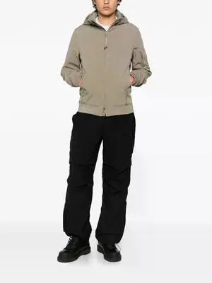 C.P. COMPANY Lens-detail Hooded Jacket - Neutrals
