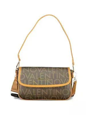 MARIO VALENTINO Logo-print Foldover Tote Bag - Brown