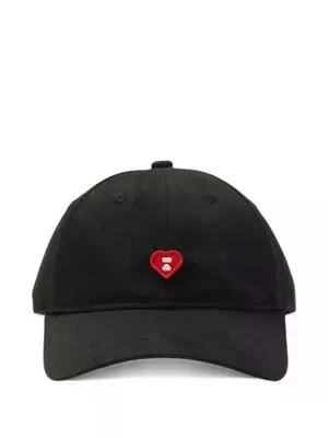 AAPE BY *A BATHING APE Heart-patch Baseball Cap - Black