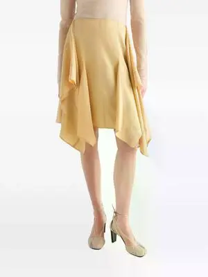 LEMAIRE Panelled Skirt In Silk And Viscose Cloth