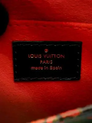 LOUIS VUITTON 2010s Petite Sac Plat Monogram Fall In Love Handbag - Brown